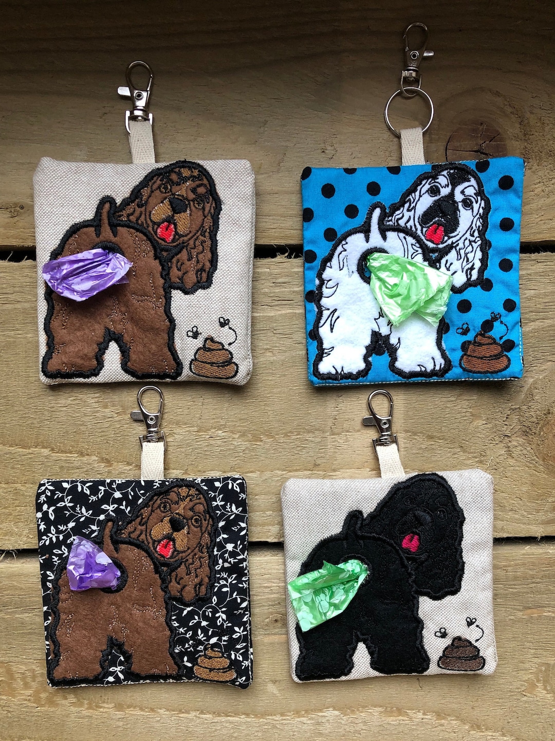Cocker Spaniel Poop Bag Holder Cocker Spaniel Poo Bag - Etsy