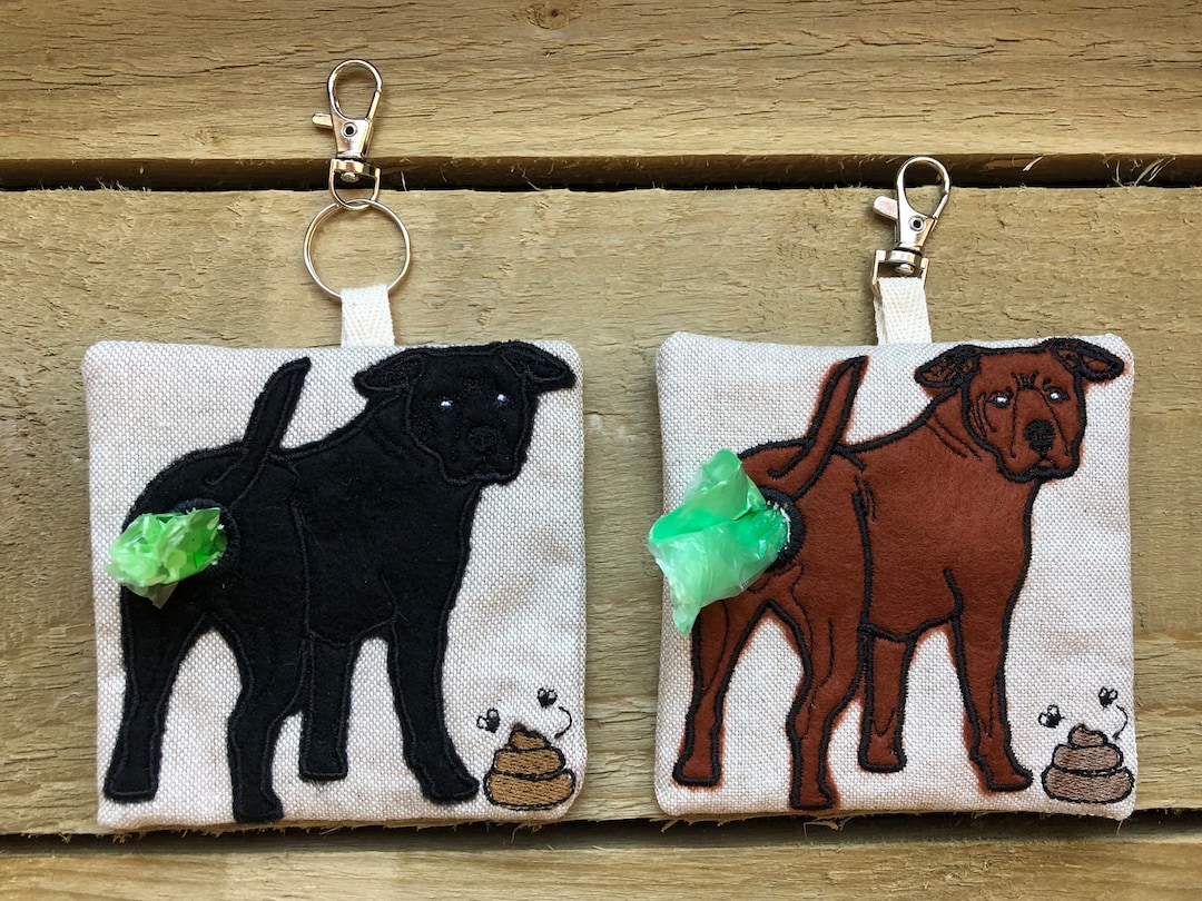 Staffordshire / Staffy Bull Terrier Poop Bag Dispenser: Dog Walking ...
