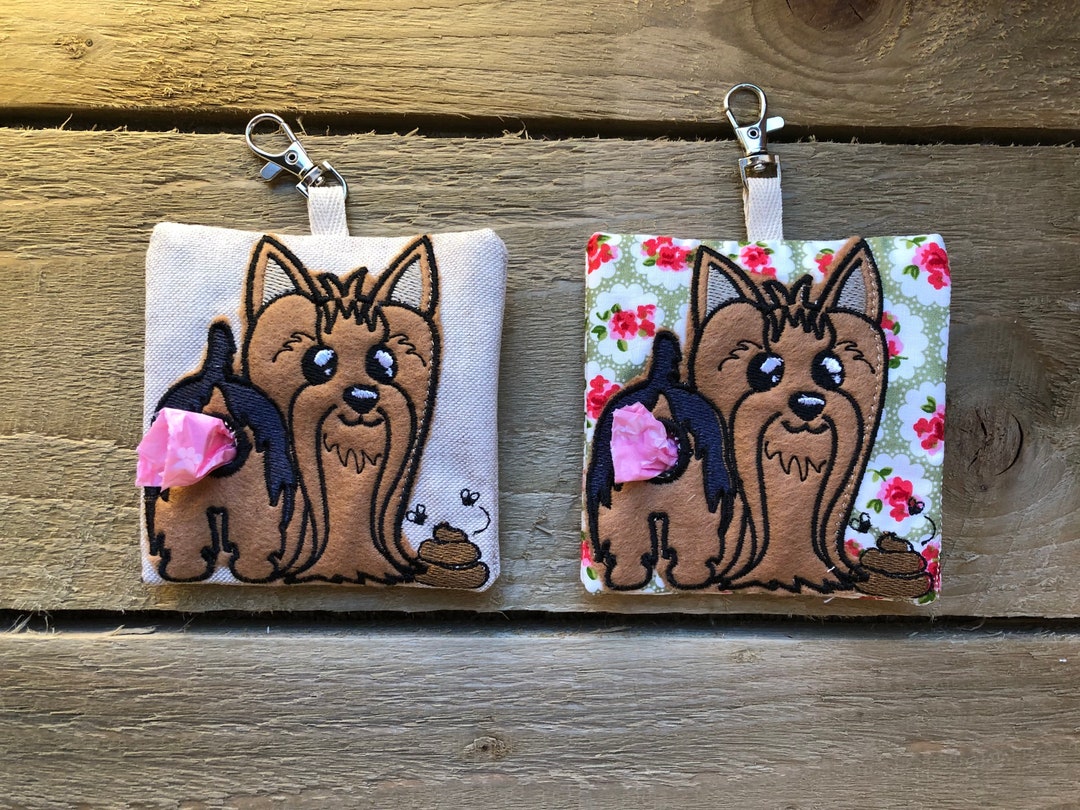 Yorkshire Terrier Poop Bag Holder Yorkshire Terrier Poo Bag - Etsy