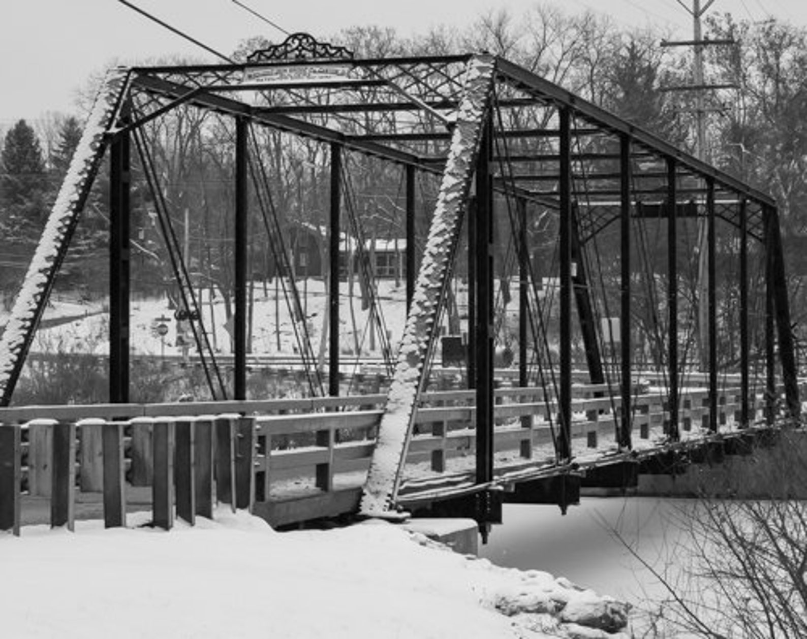 Wrought Iron Bridge, Low Light Photography, Bridge Photography, Black ...