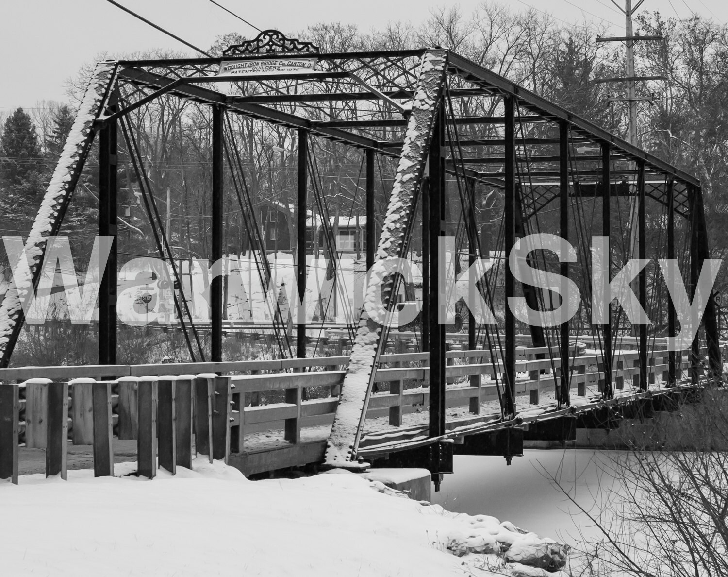 Wrought Iron Bridge, Low Light Photography, Bridge Photography, Black ...