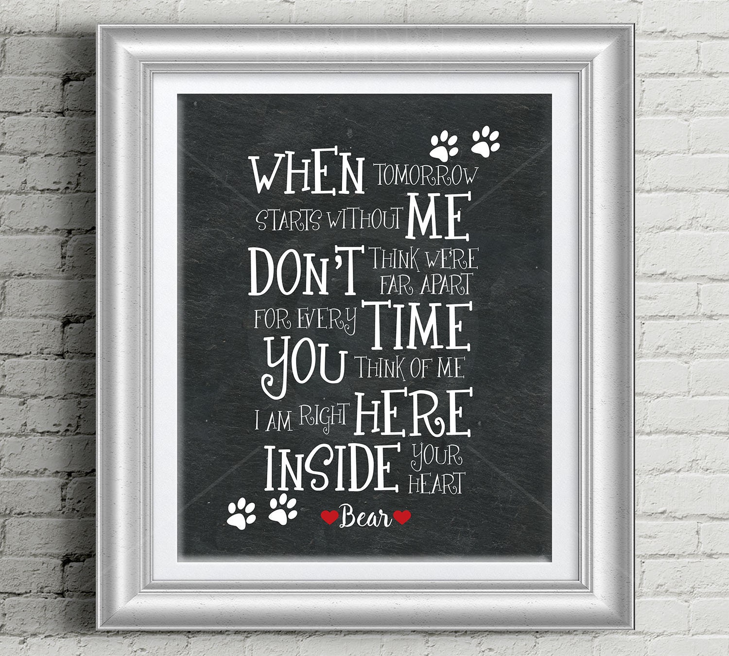 Custom Poem Print Custom Quote Print Pet Memorial Gift Death Etsy Custom Poem Print Custom Quote Print Pet Memorial Gift Death Etsy