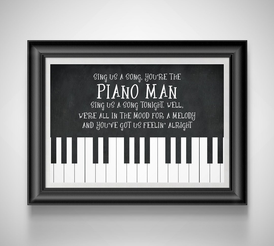 Piano Keys With Custom Quote Piano Lover Gift for Pianist - Etsy