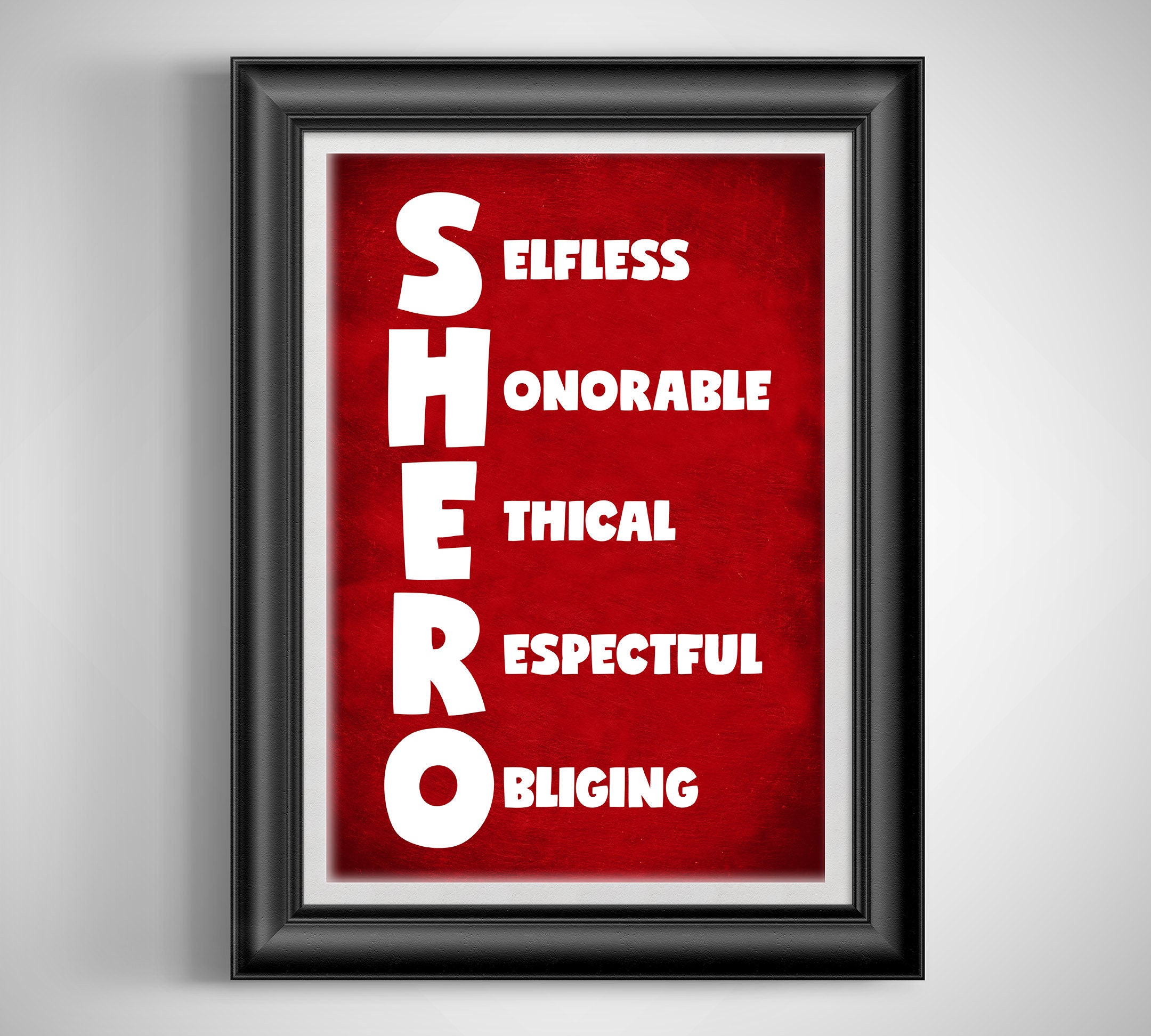 Craft Acronym Poster