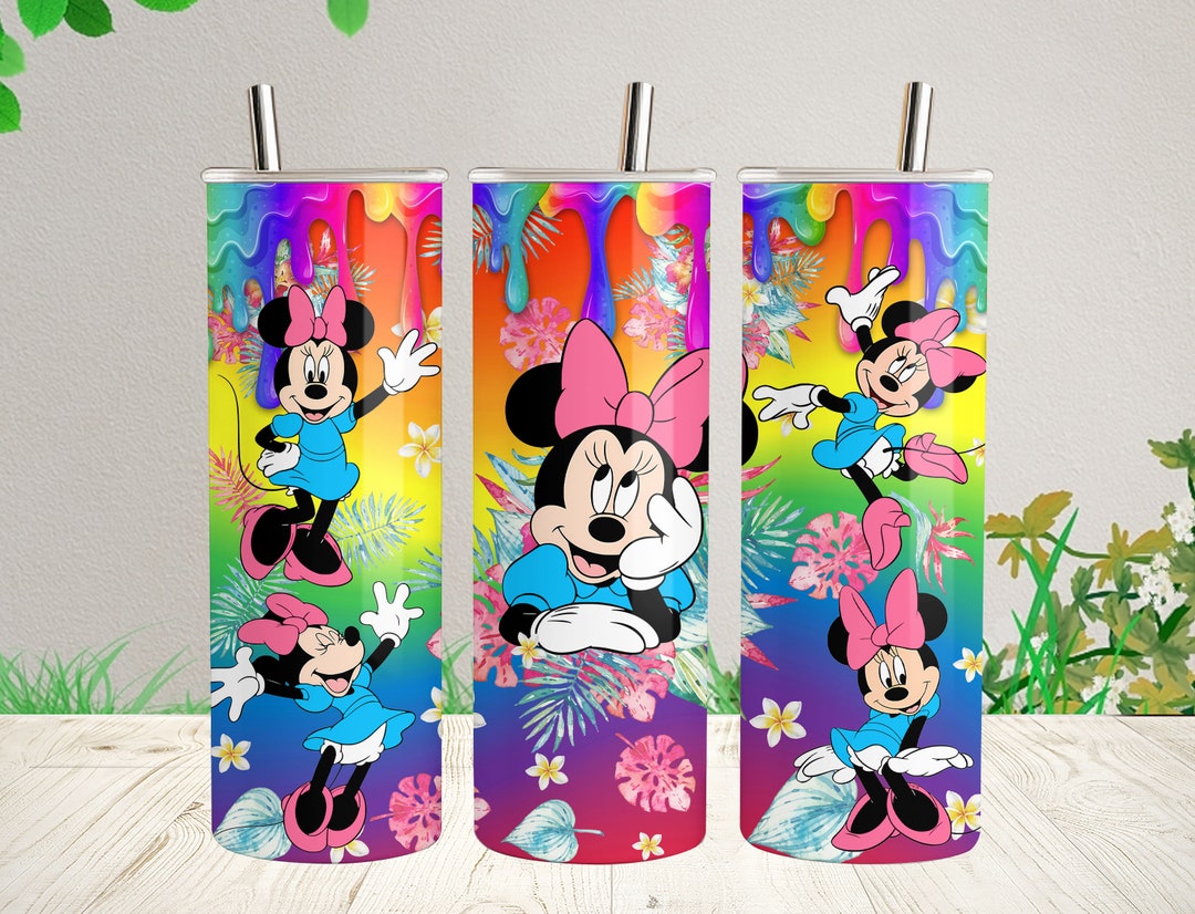 Gradient Dripping Mickey Mouse 20oz Skinny Tumbler Sublimation Ddisney ...