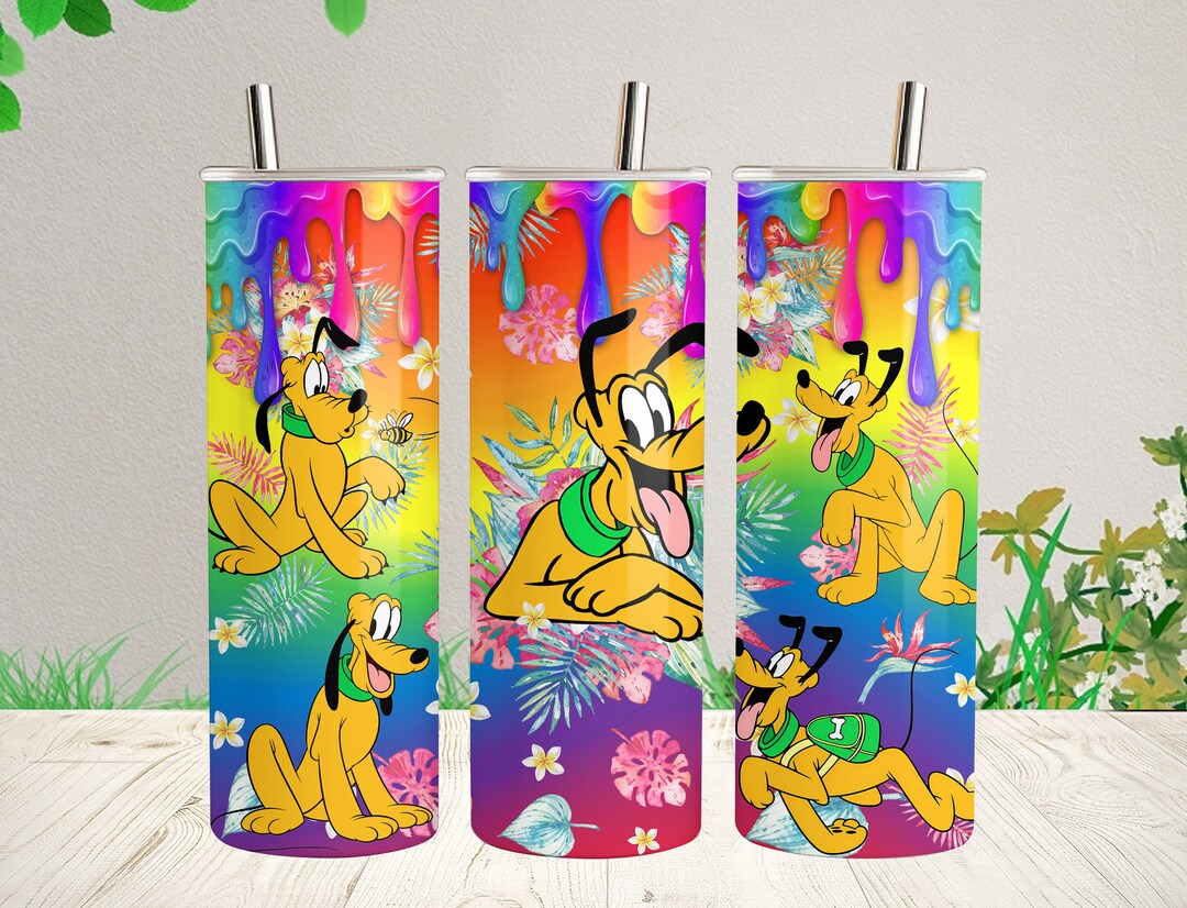 Gradient Dripping Mickey Mouse 20oz Skinny Tumbler Sublimation Ddisney ...