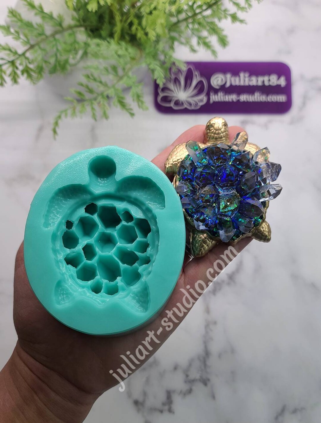 3.25 Inch Crystal Turtle Ring Dish Silicone Mold for Resin Casting - Etsy