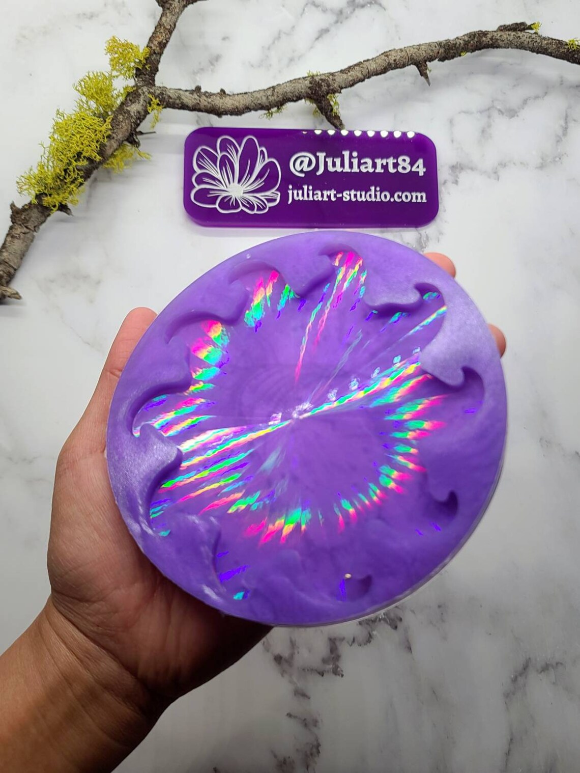 4.5 Inch Holographic Sun Silicone Mold for Resin Casting - Etsy