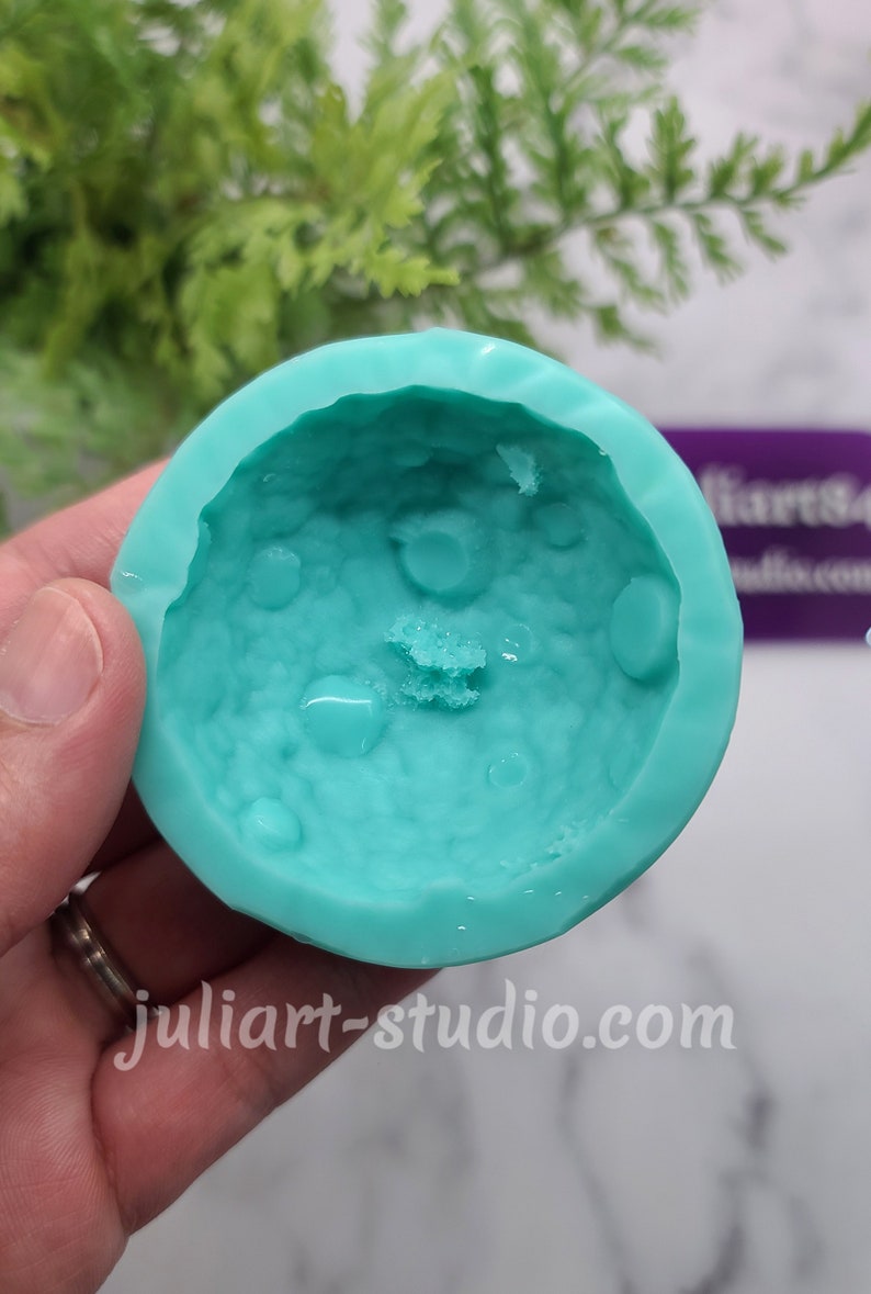 Half-sphere 3D Crater Moon Silicone Mold for Resin Casting - Etsy