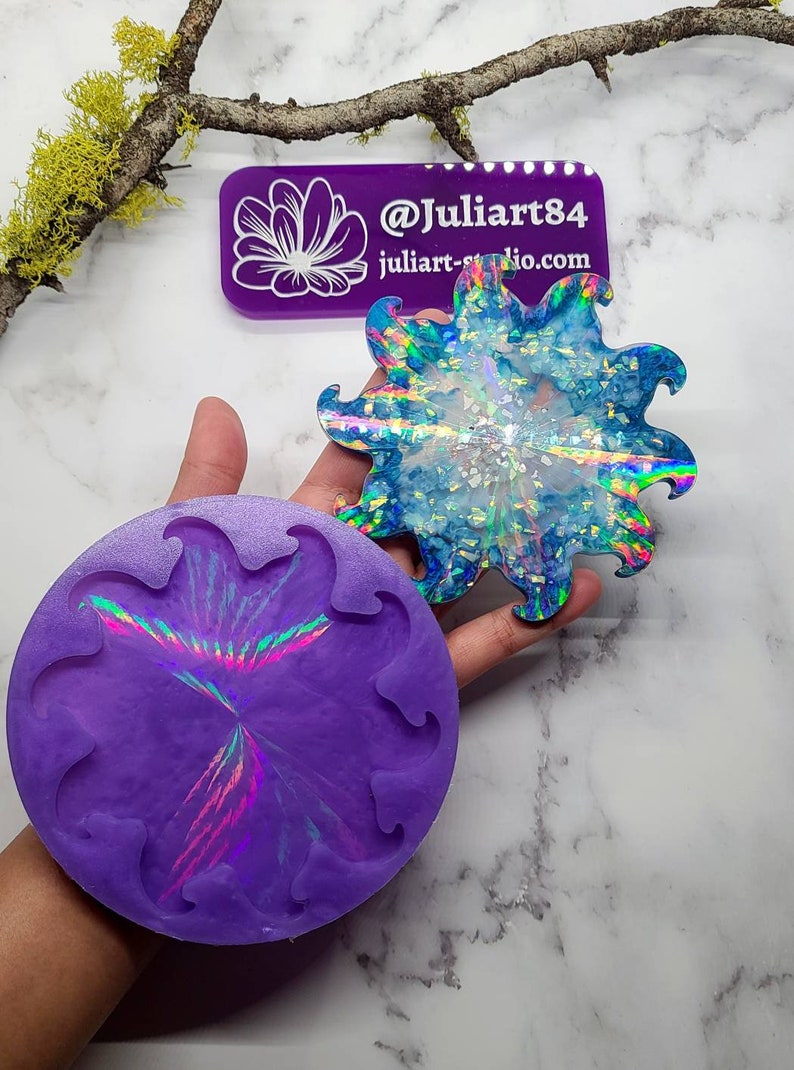 4.5 Inch Holographic Sun Silicone Mold for Resin Casting - Etsy