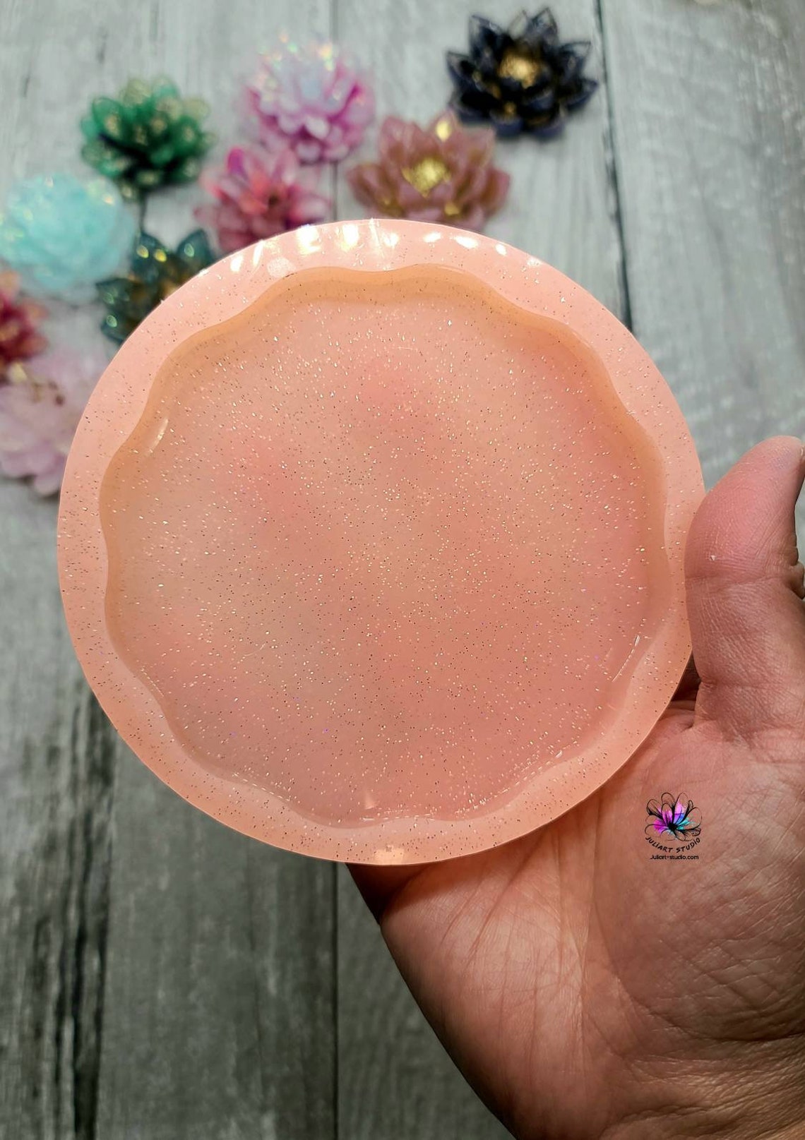 4 Inch Thick Round Agate Silicone Mold for Resin Casting - Etsy