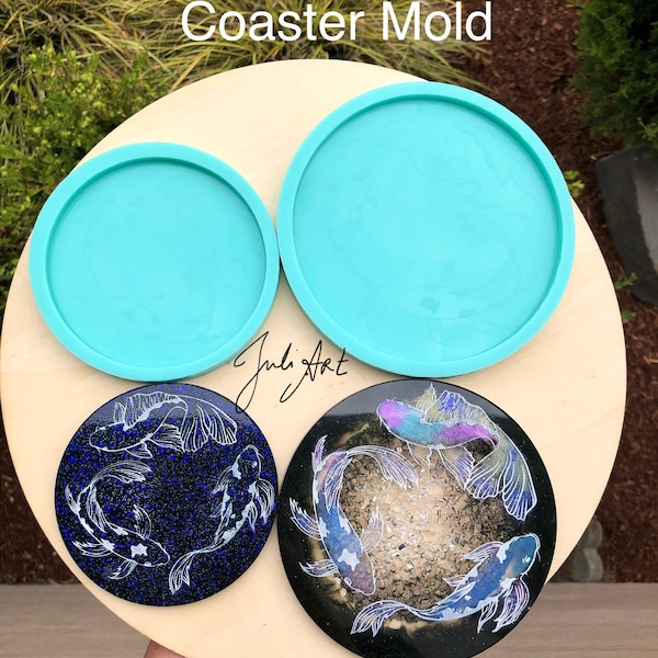 Resin Coaster Molds - Etsy