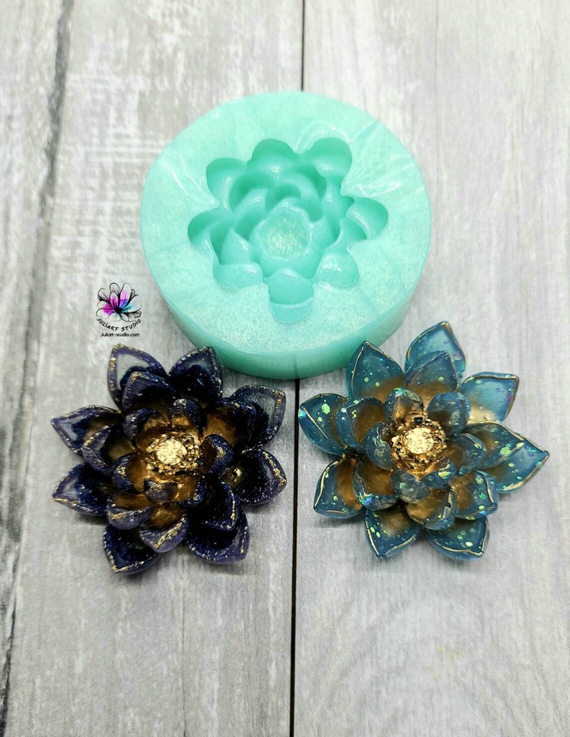 3D Lotus Silicone Mold for Resin Casting - Etsy