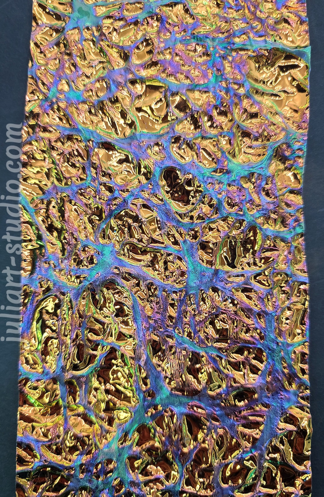 IRIDESCENT DICHROIC SHEET for Resin Art - High Gloss Gold (not Sold as ...