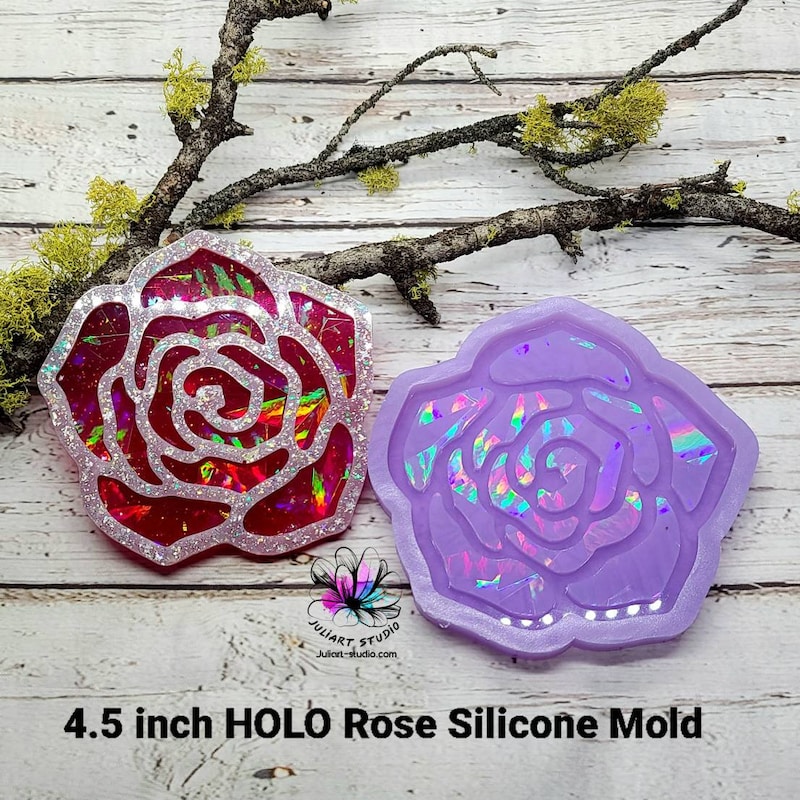 Rose Silicone Mold - Etsy