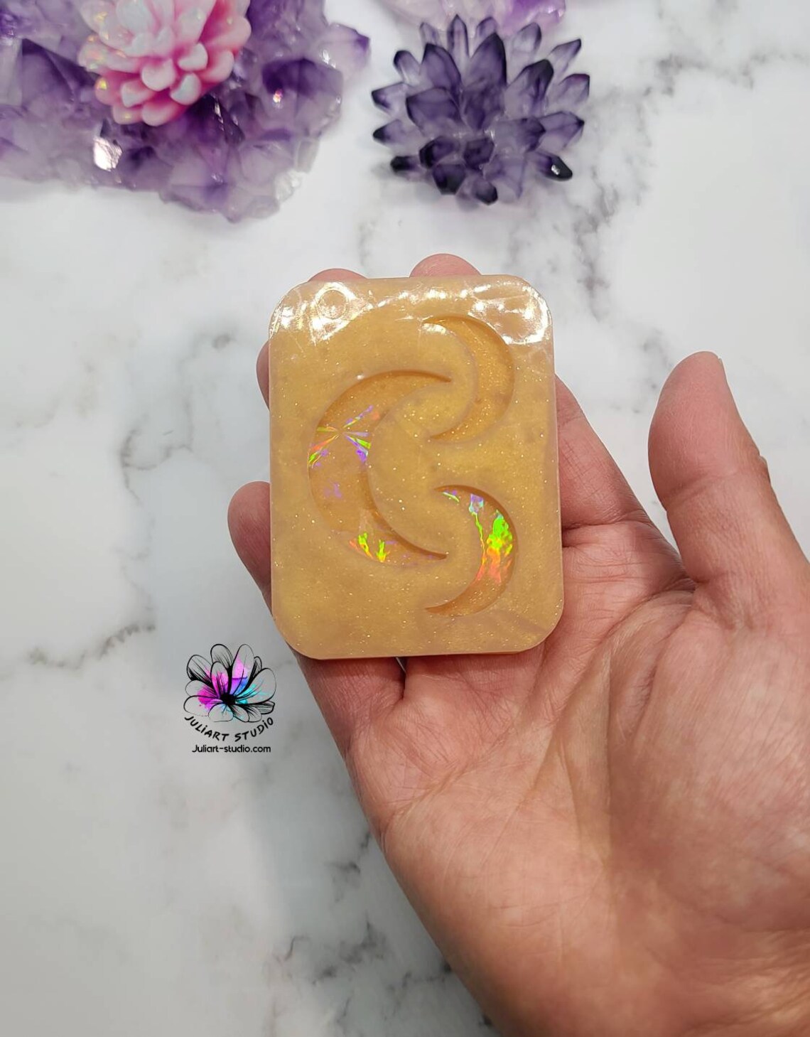 Holographic Mini Moon Set Silicone Mold for Resin Casting - Etsy