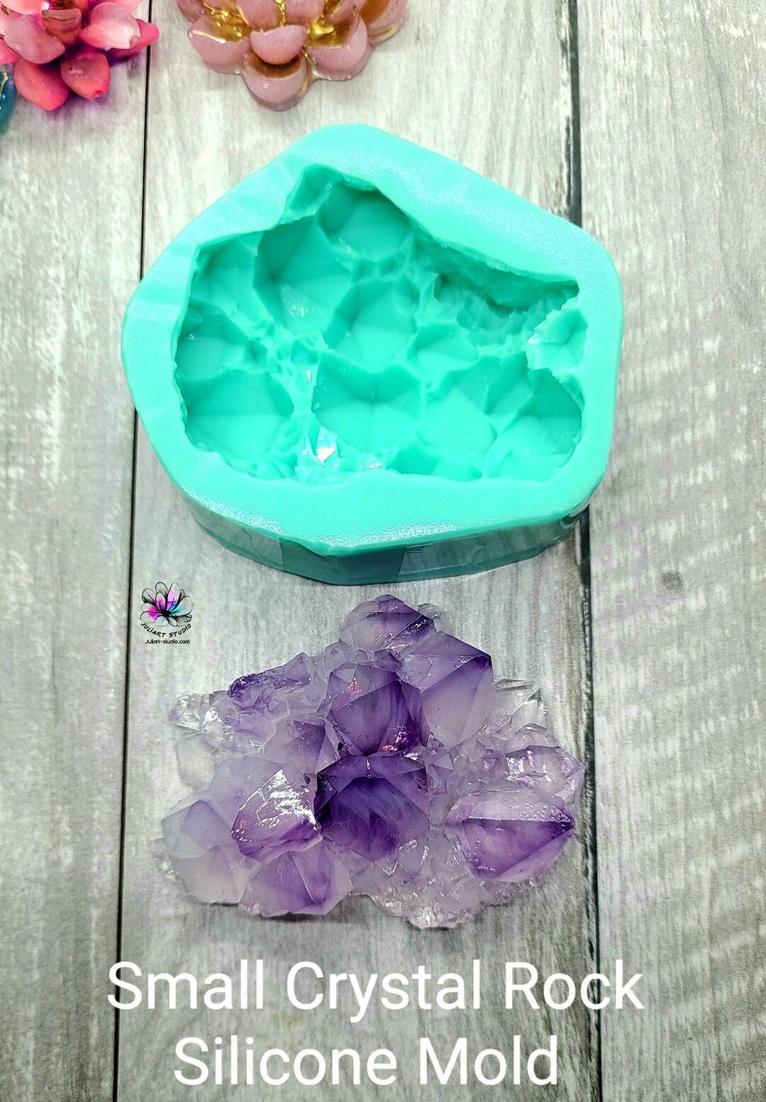 Small Chunky Crystal ROCK Silicone Mold for Resin Casting - Etsy