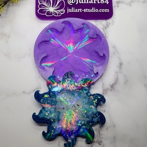 4.5 Inch Holographic Sun Silicone Mold for Resin Casting - Etsy