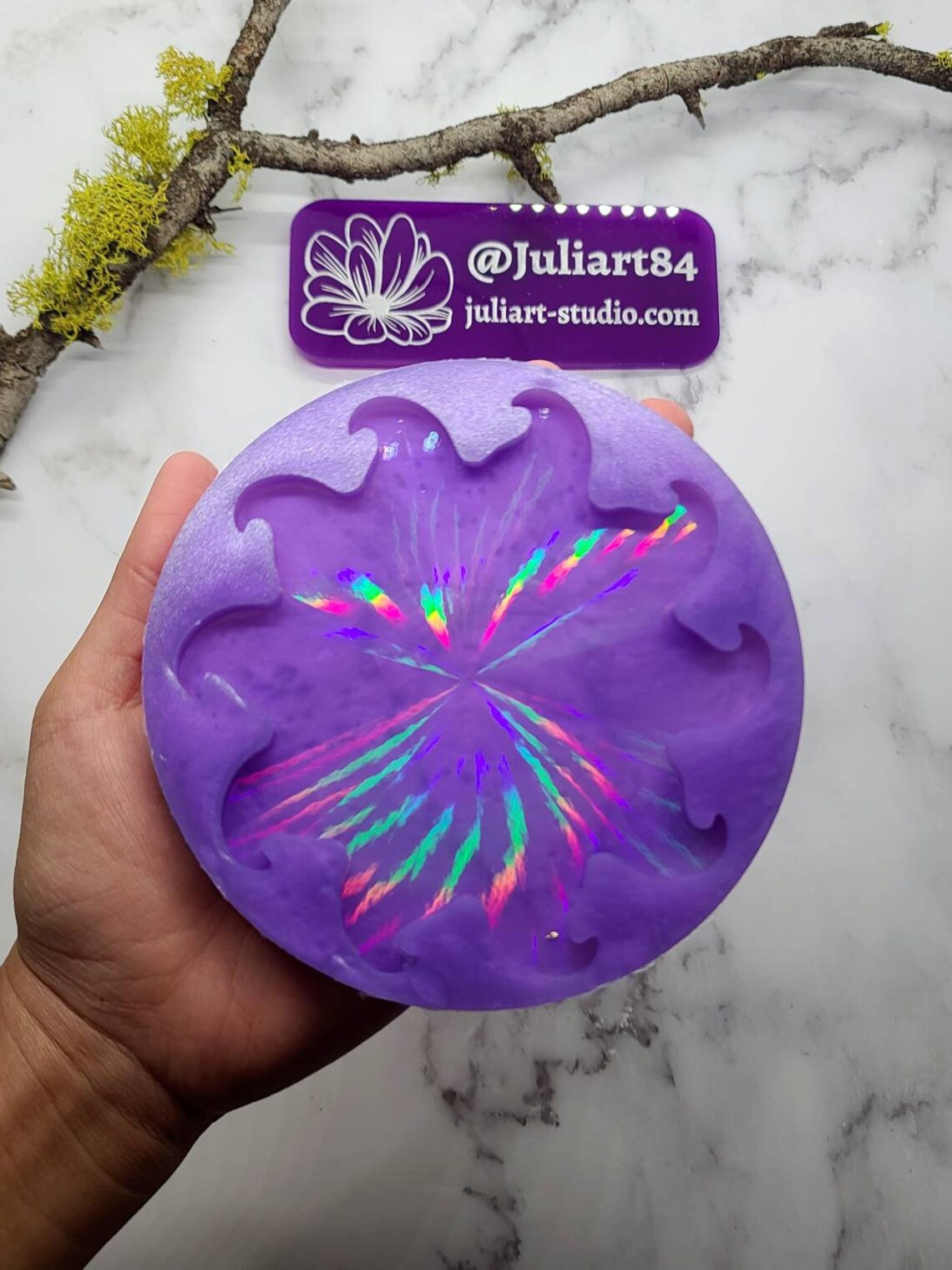 4.5 Inch Holographic Sun Silicone Mold for Resin Casting - Etsy