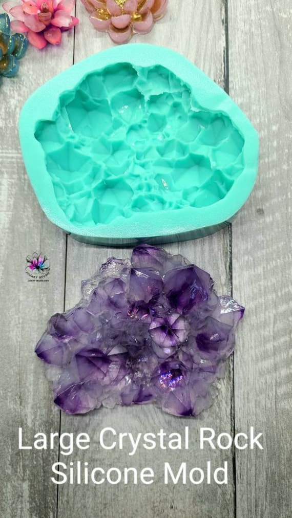 Large Chunky Crystal ROCK Silicone Mold for Resin Casting - Etsy