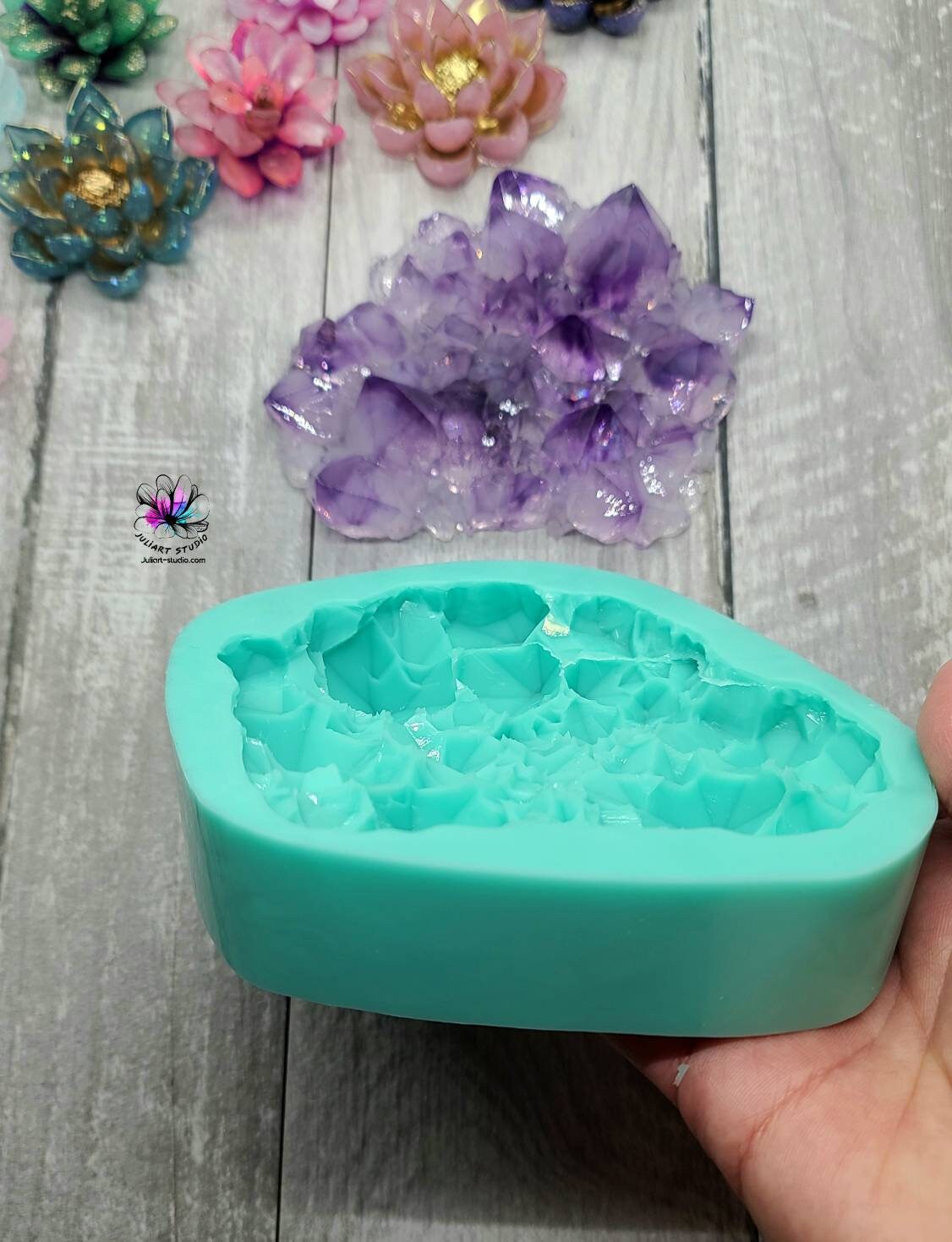 Large Chunky Crystal ROCK Silicone Mold for Resin Casting - Etsy