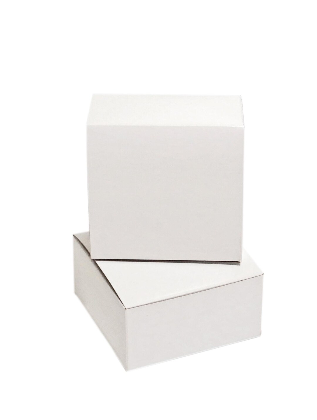 Small White Gift Boxes With Lid: 4x4x2", 10 Pcs - Etsy