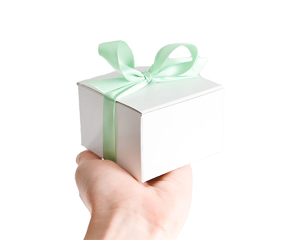 White Favor Boxes: Small Gift Packaging (3x3x2 Inch, 10 Pcs) - Etsy