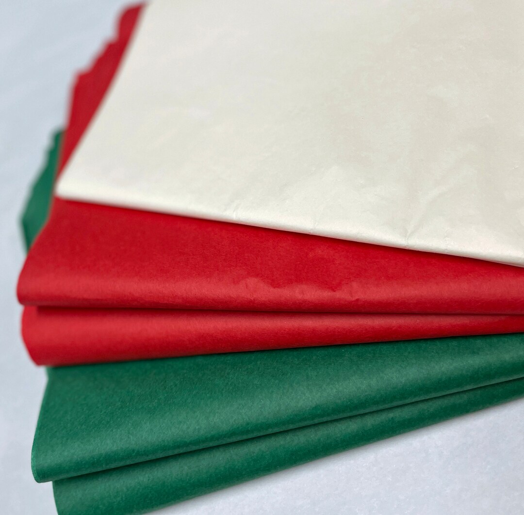 Tissue Paper Holiday, 24 Large Folded Sheets, Wrapping Paper, Gift ...