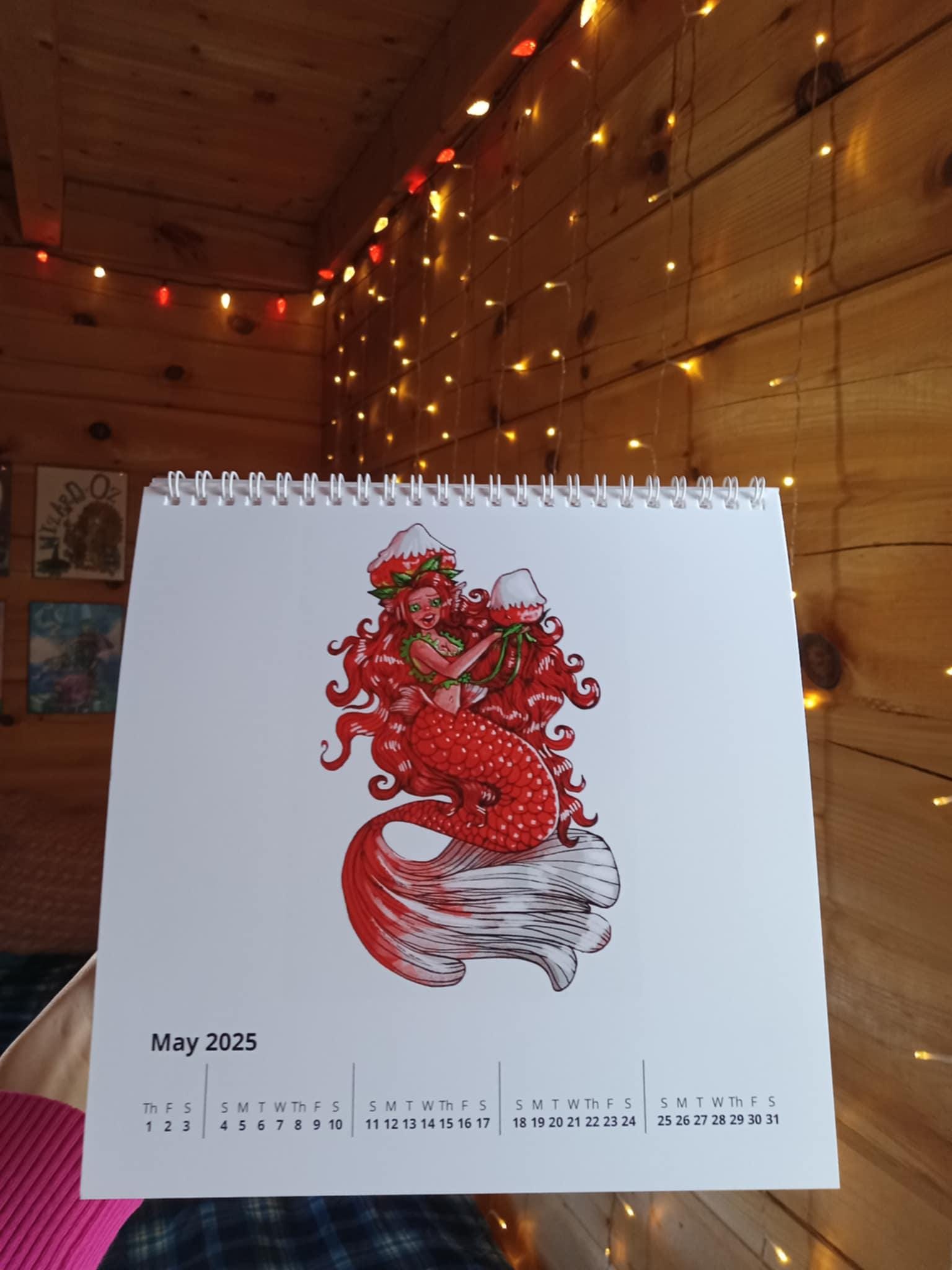 The Many Flavors of Mermaids - 2025 Mermaid Desk Calendar - Etsy