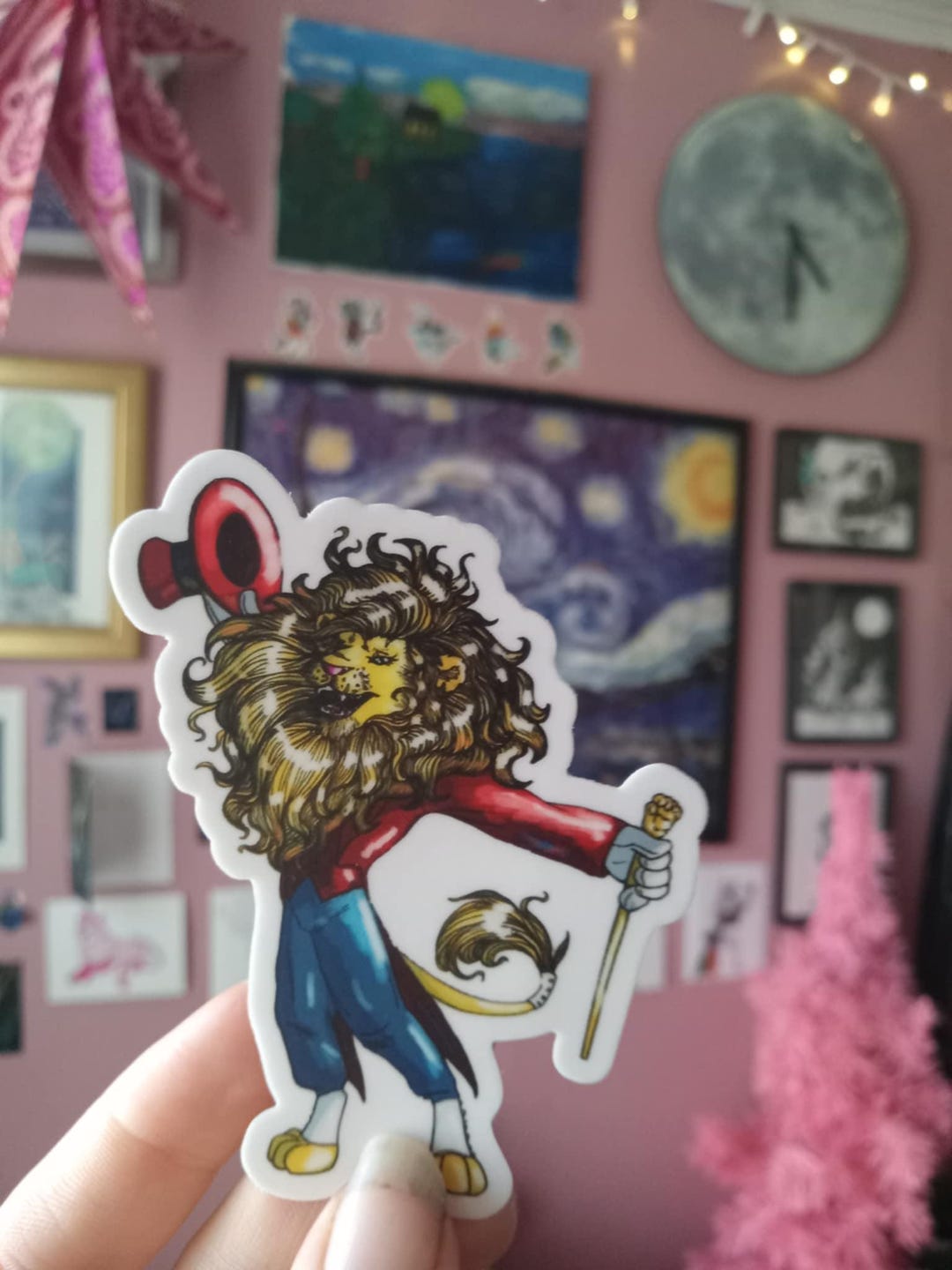 Lion Ringmaster Sticker - Etsy