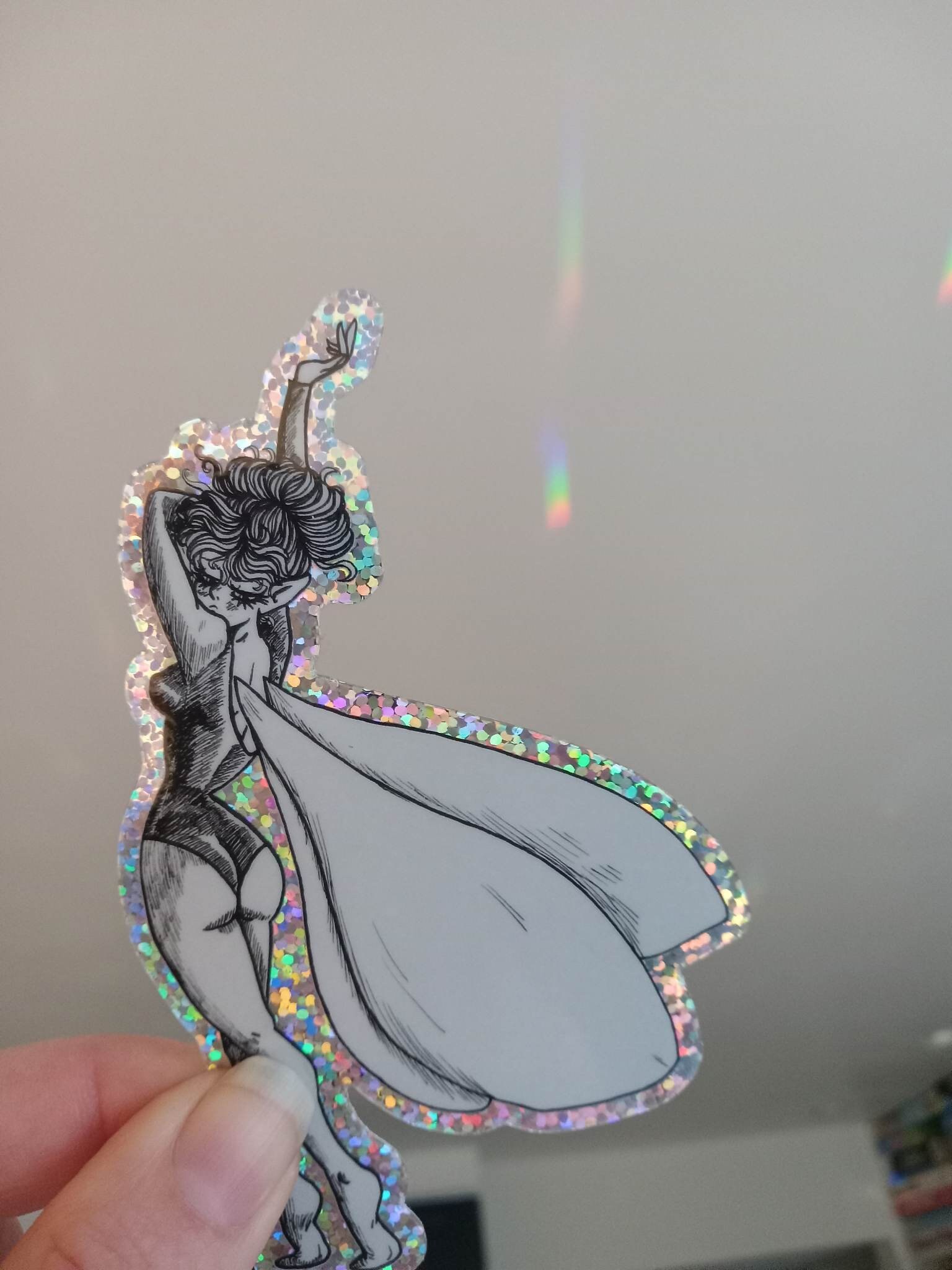 Sparkly Pixie Sticker - Etsy