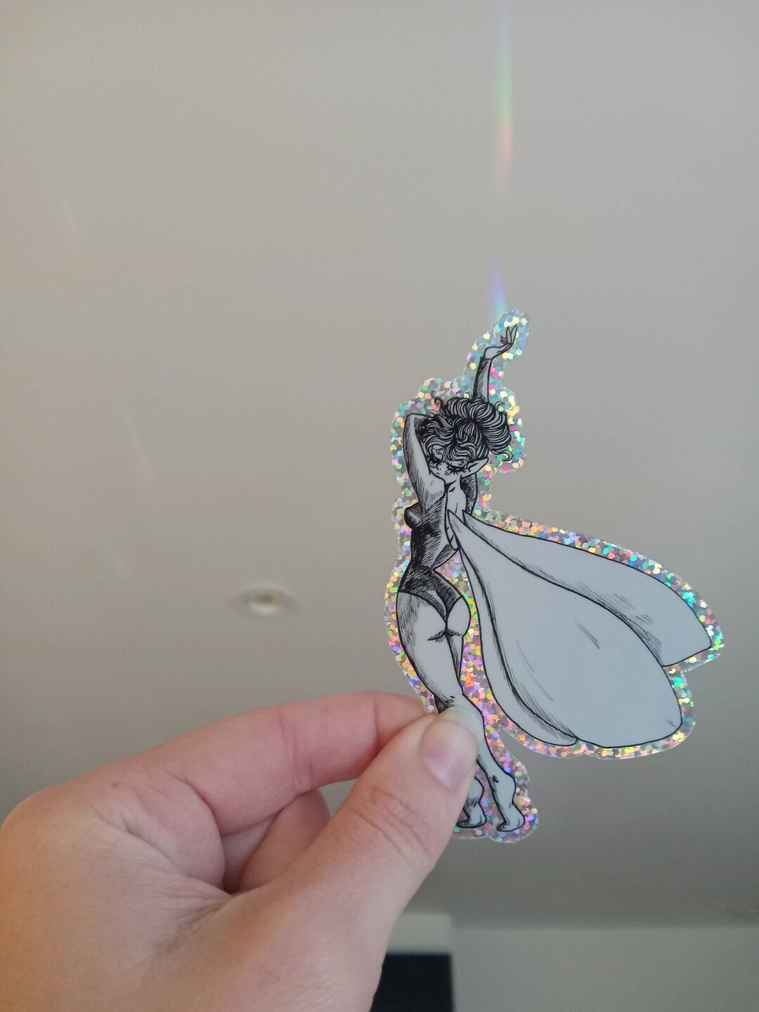 Sparkly Pixie Sticker - Etsy