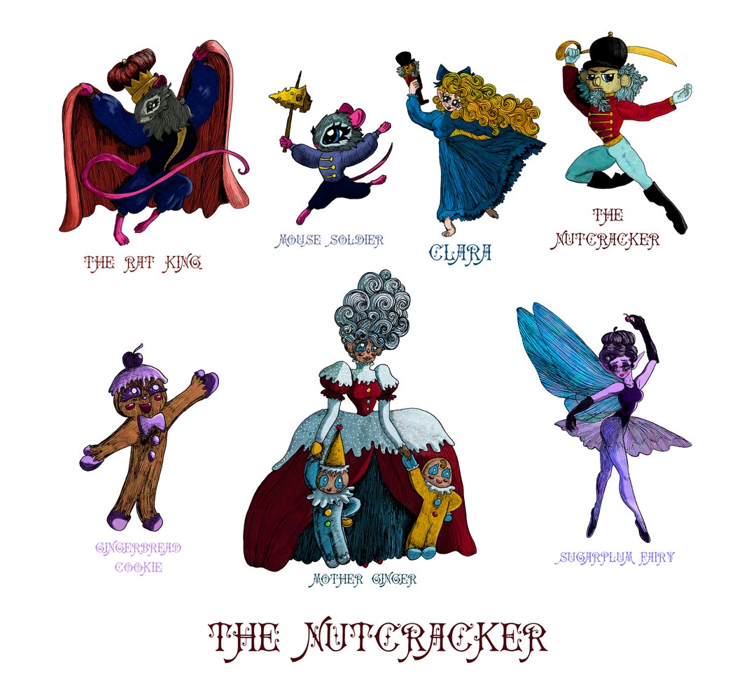 The Many Faces of the Nutcracker's Kingdom - 16 X 20" Inch Poster - Etsy