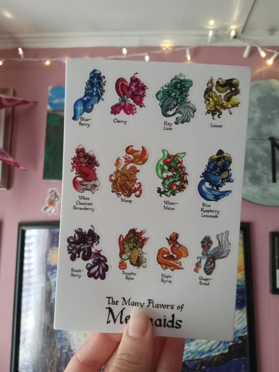 The Many Flavors of Mermaids - Sticker Sheet - Etsy