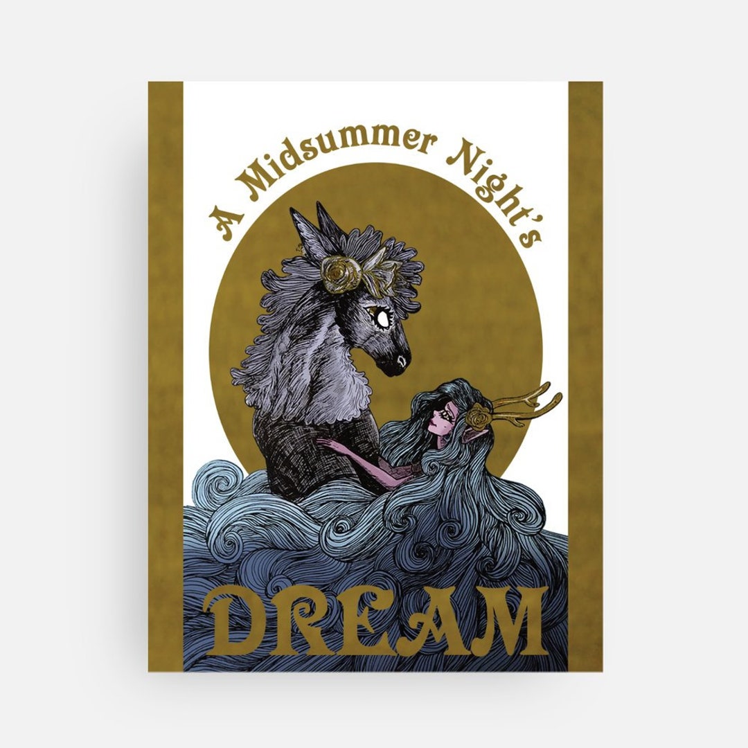 A Midsummer Night's Dream - Vintage-style Postcard-sized Mini Art Print ...