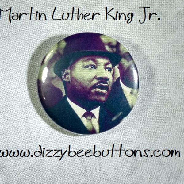 Martin Luther King Jr Buttons - Etsy