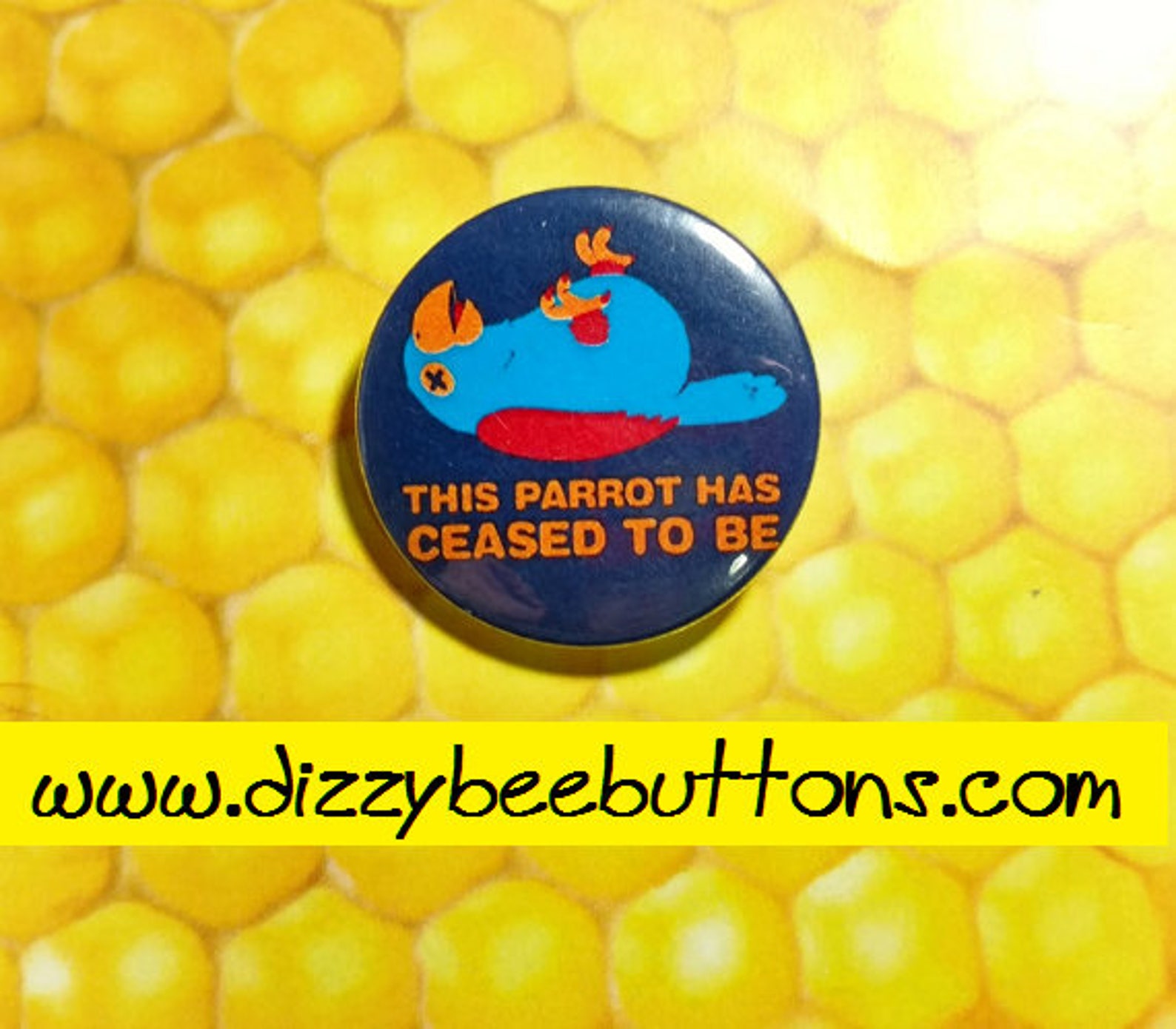 Monty Python's Flying Circus Dead Parrot Skit 1.25 | Etsy