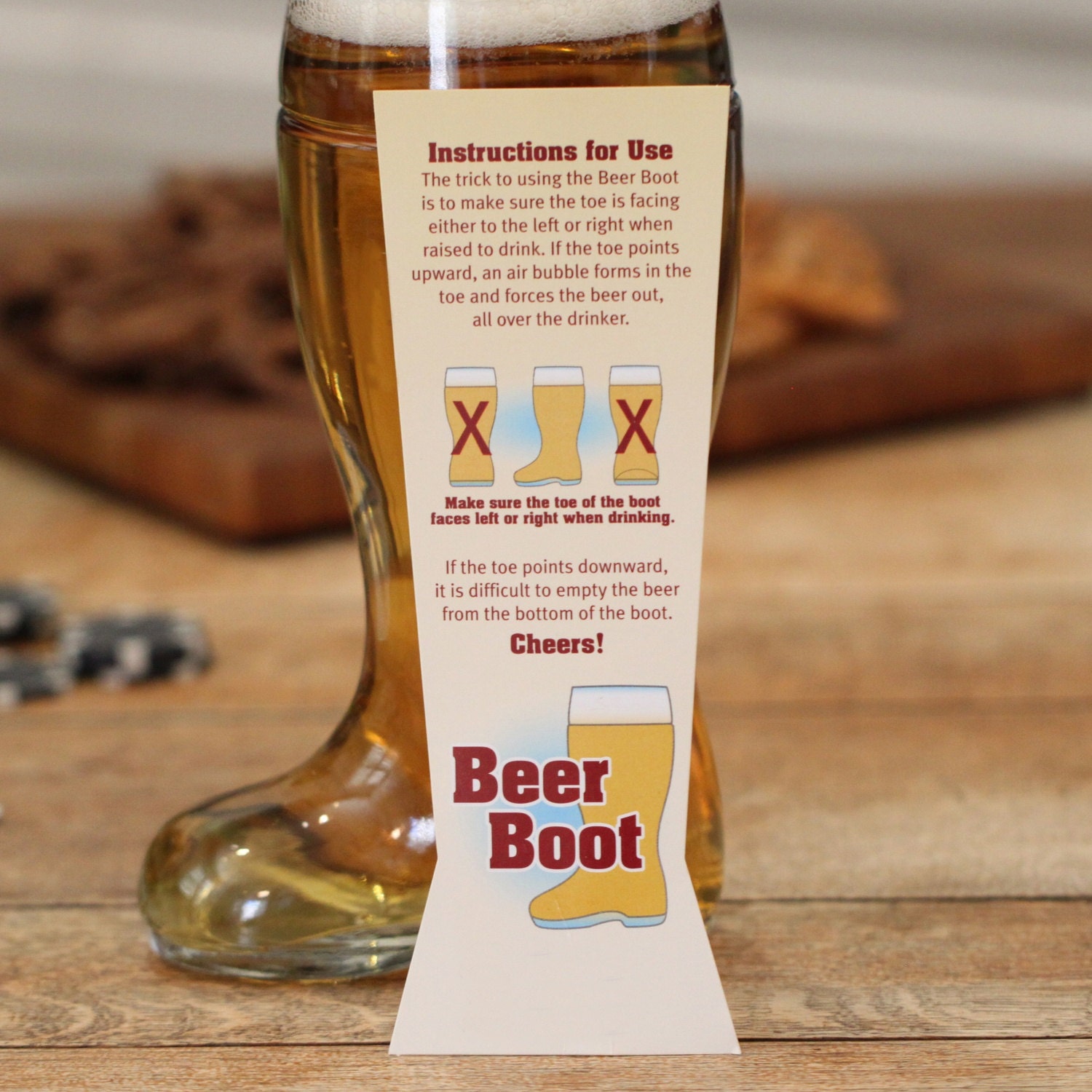 Engraved Beer Boot Big Beer Glass 33 oz Unique Gifts for | Etsy