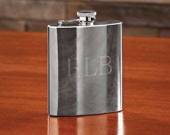 Customized initial Flask, Personalized Hip Flask, Gift for Him and Her ...