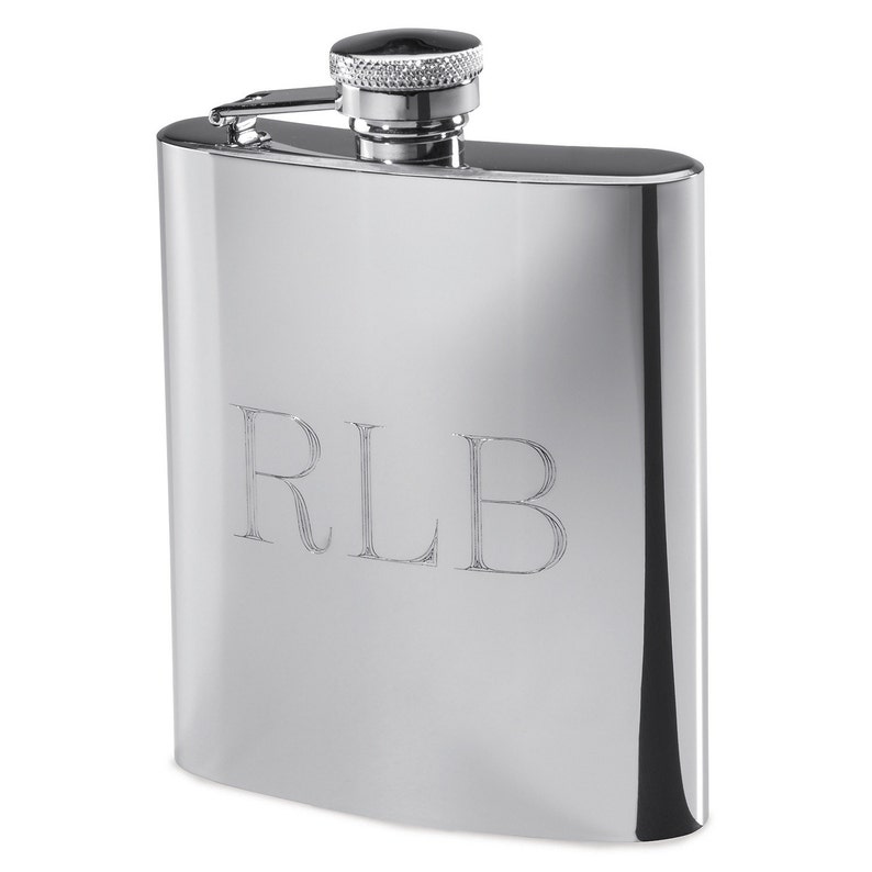 Stainless Steel Hip Flask | Engraved Flask for Men W/ High Polish ...