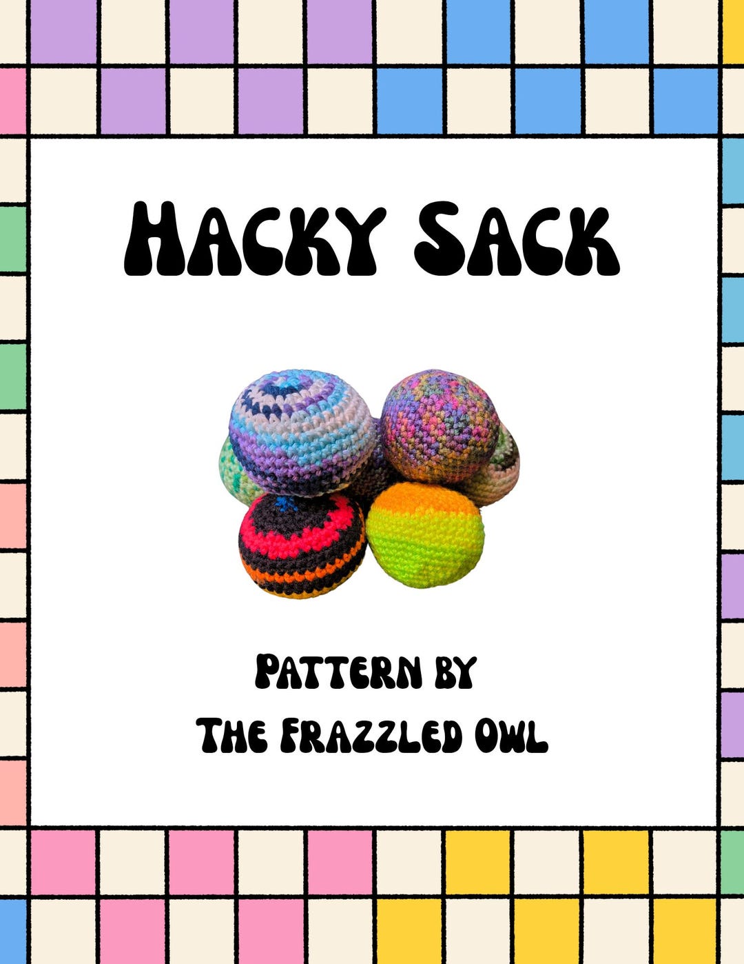 Hacky Sack--digital Pattern--crochet Pattern - Etsy