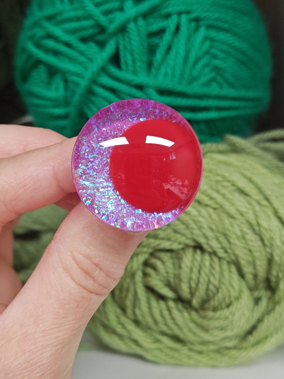 Funny Red Pupil Safety Eyesspectral - Etsy
