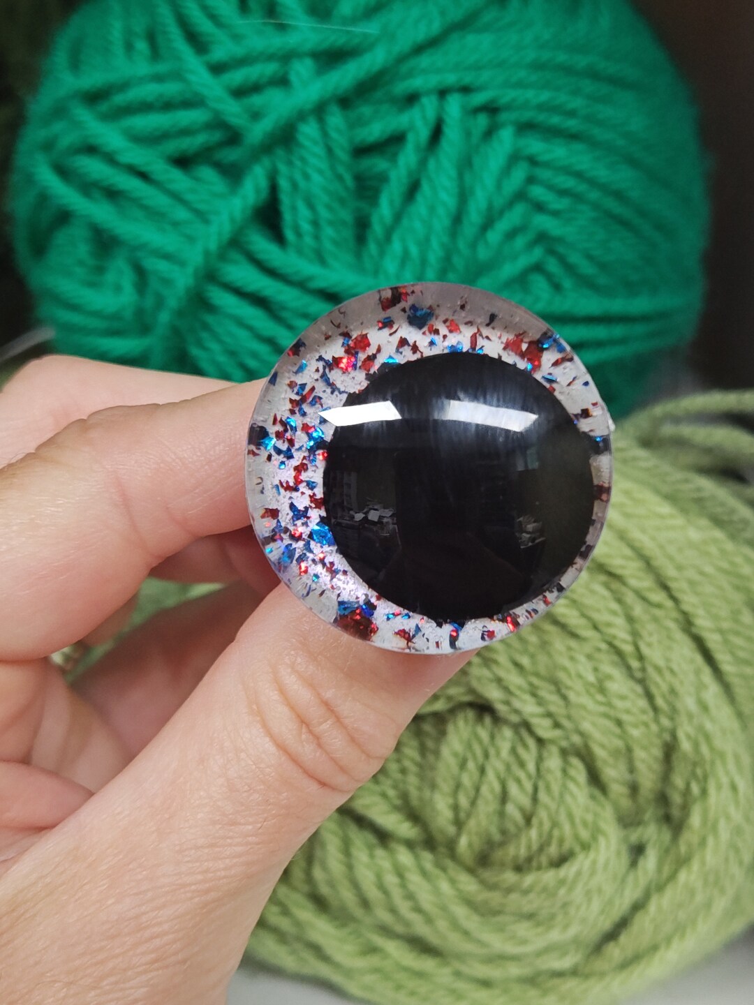 Funny Glitter Safety Eyes--bomb Pop - Etsy