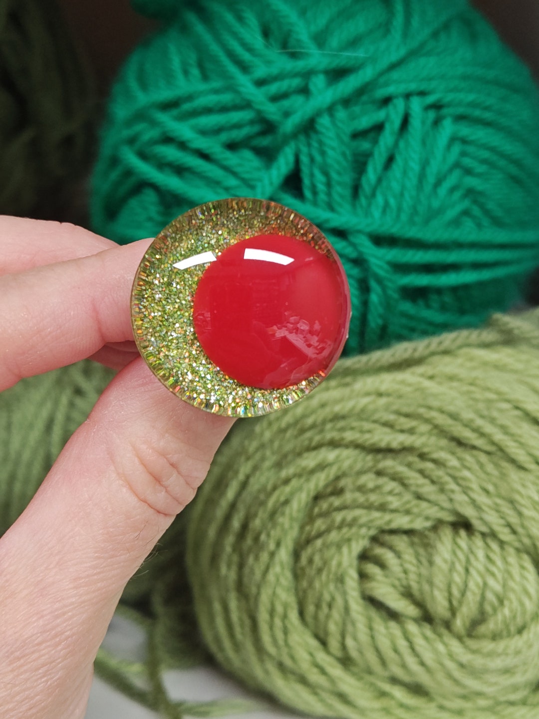 Funny Red Pupil Safety Eyes--mossy Grove - Etsy