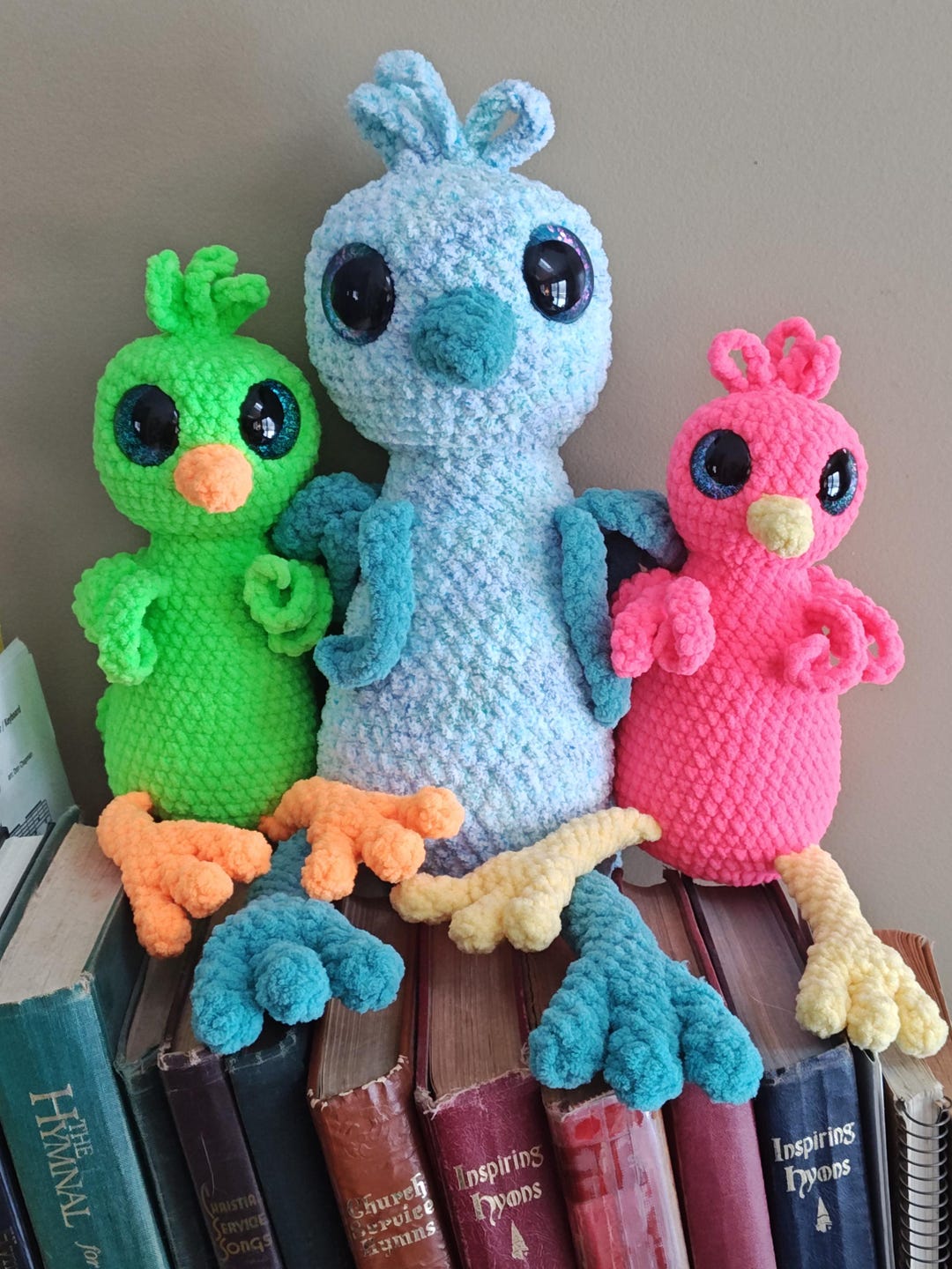 Derpy Chirpie Crochet Pattern--low-sew Amigurumi - Etsy