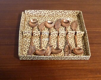 Copper serving spoon | Etsy