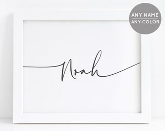 Personalized Sign Custom Name Sign Personalized Name Print - Etsy Israel