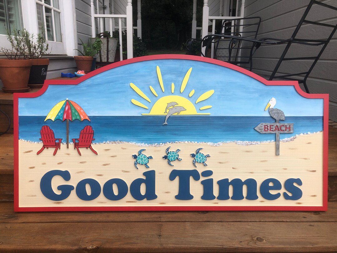 Beach House Decor, Personalized House Sign, Beach Sign, Cottage Sign ...