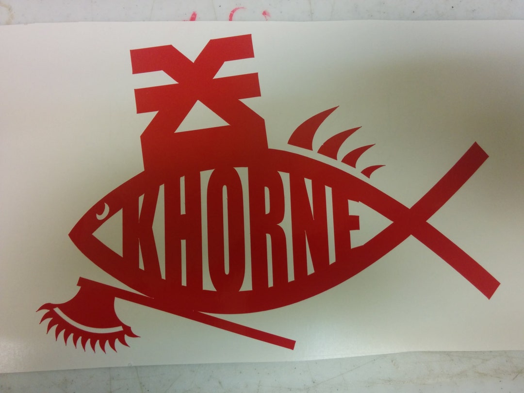 Khorne Fish Decal - Etsy