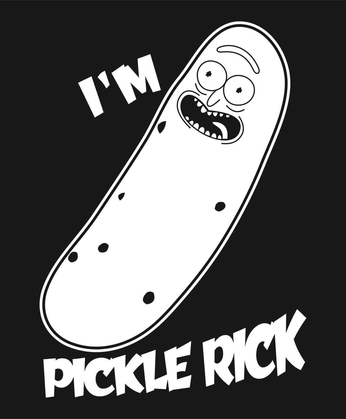 Pickle Rick Decal - Etsy